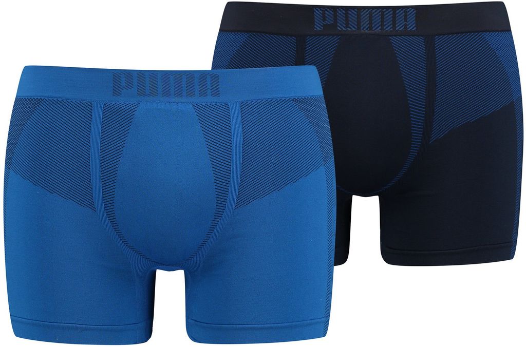 PUMA SEAMLESS ACTIVE BOXER 2P blue M | Kaufland.de