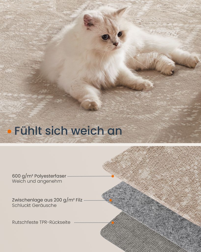 SONGMICS HOME Teppich, 120 x 170 cm, | Kaufland.de