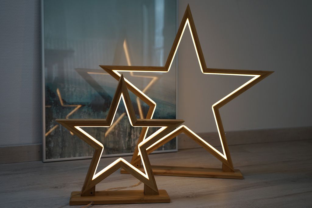 Novaliv LED Stern Lampen 2 Stück 35cm | Kaufland.de