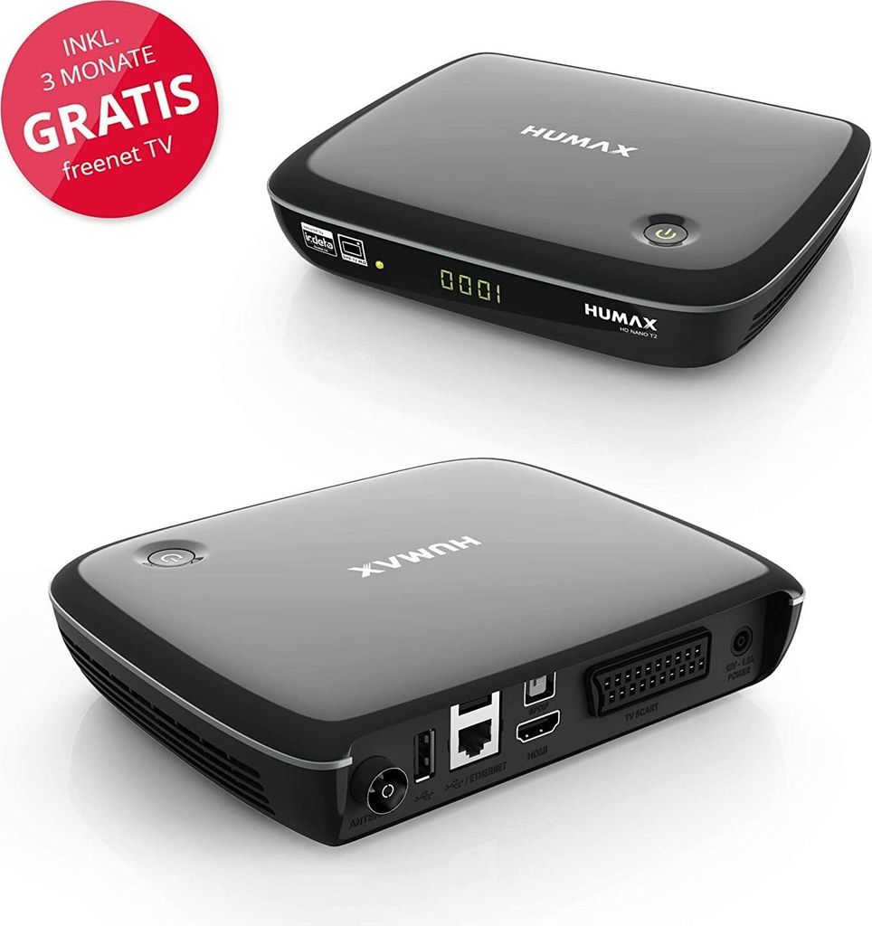 Humax HD NANO T2 HD-Receiver Set mit 1 TB | Kaufland.de