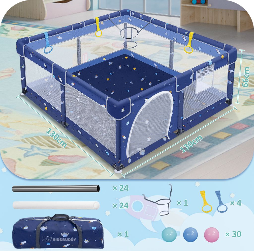 UISEBRT Laufstall Baby Laufgitter Laufstall | Kaufland.de