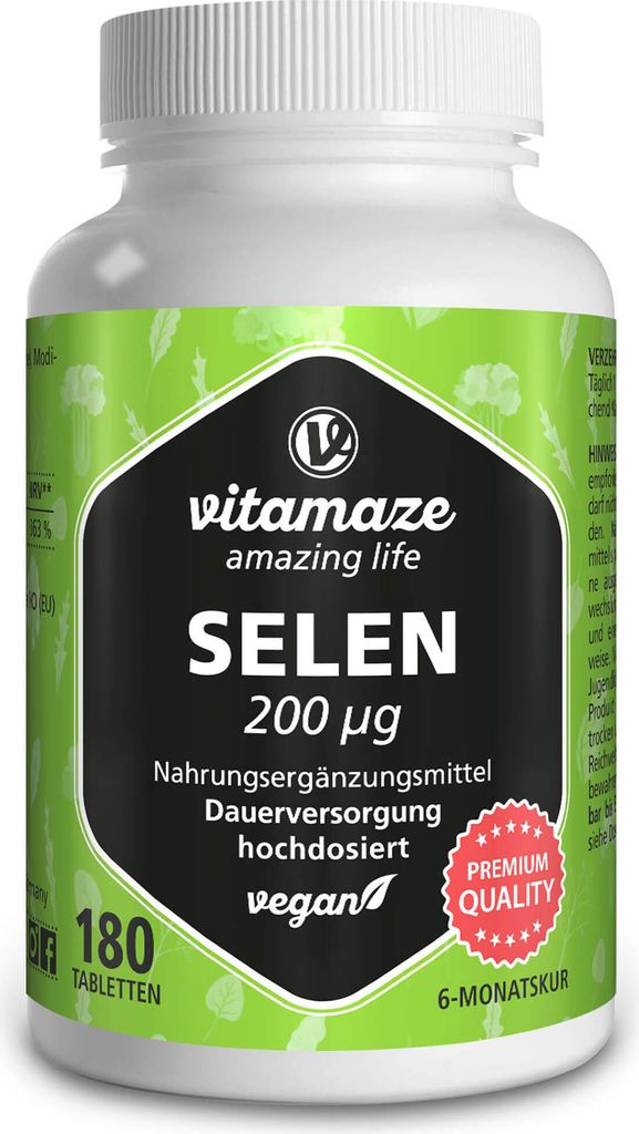 Selen 200 µg vysoká dávka, 180 veganských | Kaufland.cz