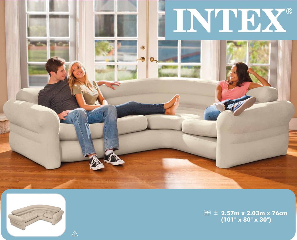 INTEX Corner Sofa INTEX Farbe beige Kaufland