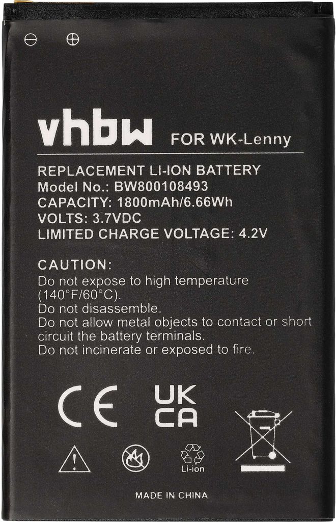 vhbw Akku Ersatz für Wiko 3702, 5030 für | Kaufland.de