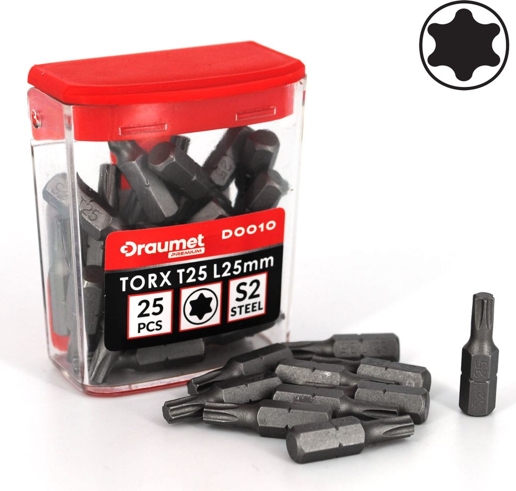 25 TORX T25 Bits aus S2 Stahl Schraubendreher | Kaufland.de