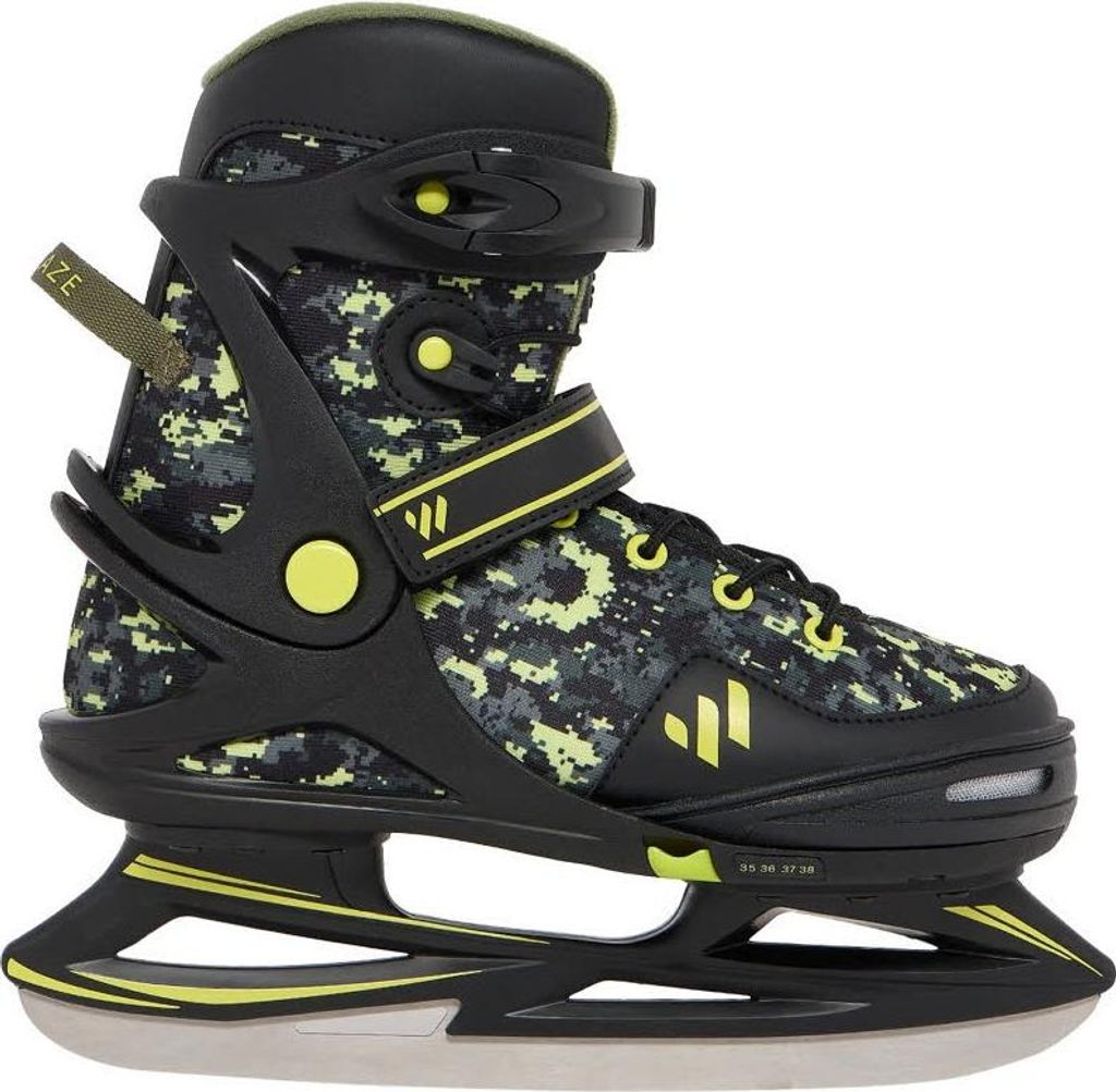 WITEBLAZE I3000 Schlittschuh Jungen schwarz-gelb 35