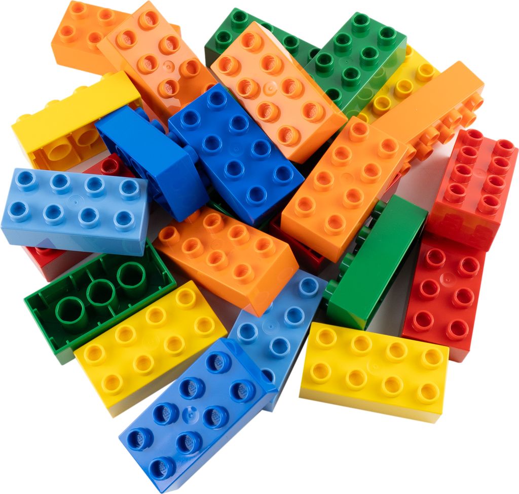 LEGO® DUPLO® 2x4 Steine Bausteine Bunt Gemischt - 3011 NEU!
