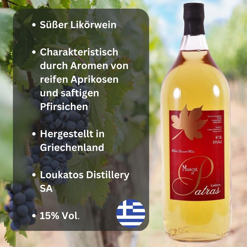 Muskat aus Patras P.D.O. 2x 2,0l weiß | 15% | Kaufland.de