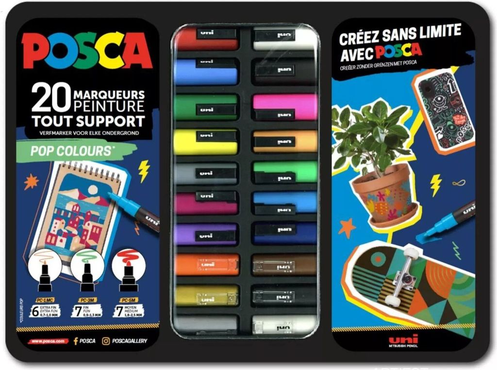 POSCA M POSCA/20 015 POSCA Marqueur à pigments "POP