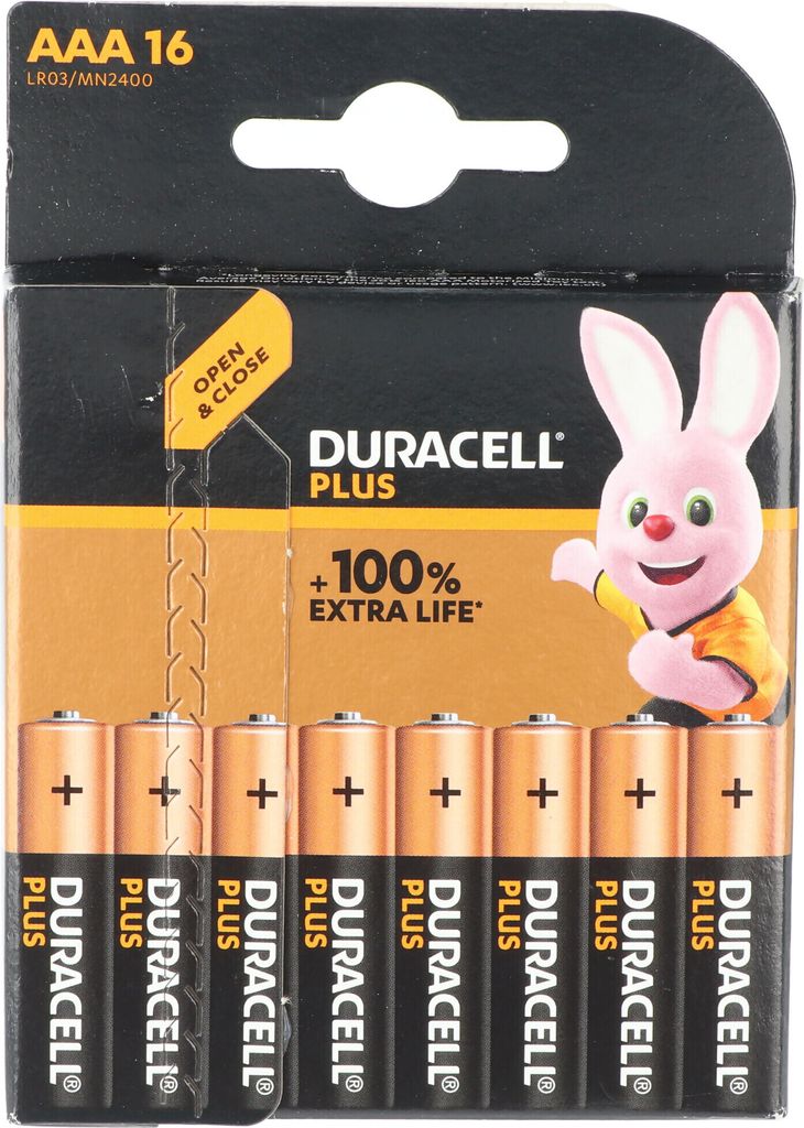 1x16 Duracell Plus Micro MN2400 AAA LR03 1,5V | Kaufland.sk