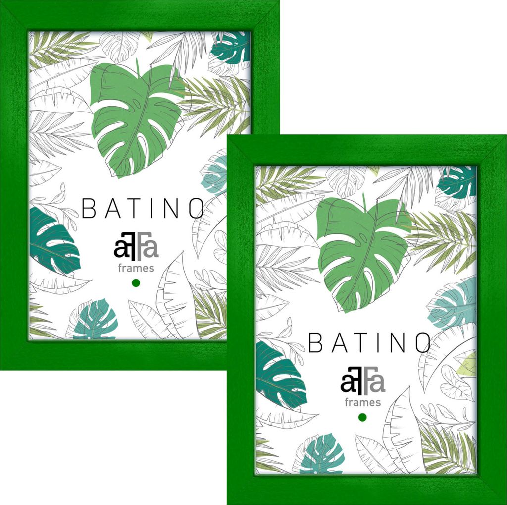 aFFa frames Batino Holzrahmen Grün 21x29,7 cm 2er Set