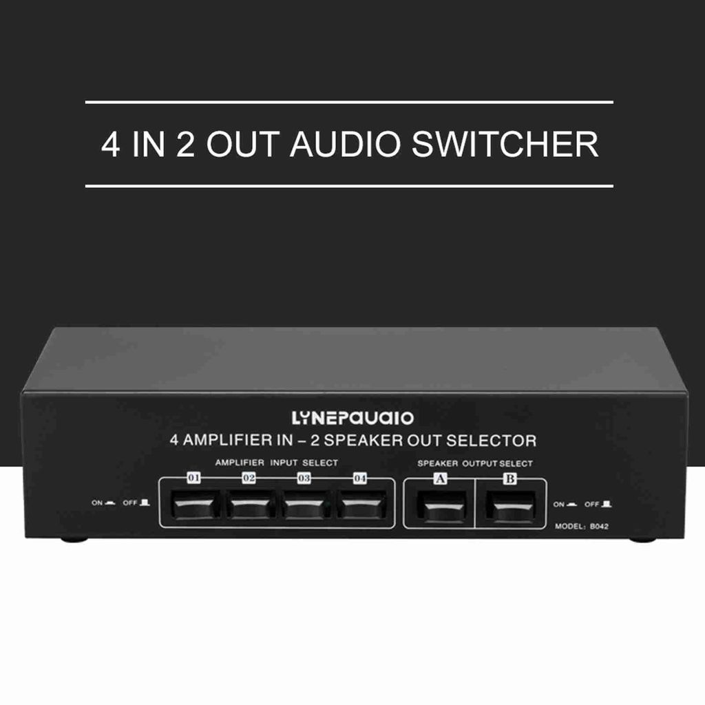 4 in 2 Out Speaker Selector, Audio Switcher, | Kaufland.sk