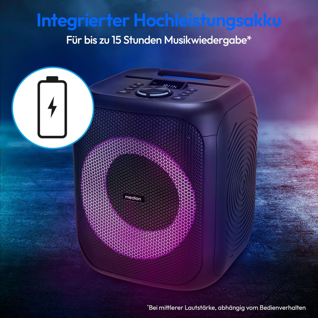 MEDION S61991 Partylautsprecher mit Bluetooth | Kaufland.de