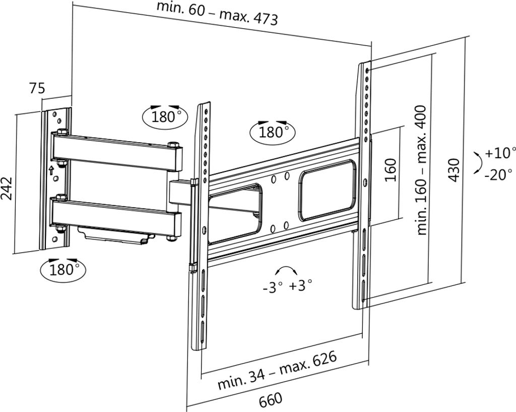LogiLink Klammer für LCD TV - fester, | Kaufland.cz