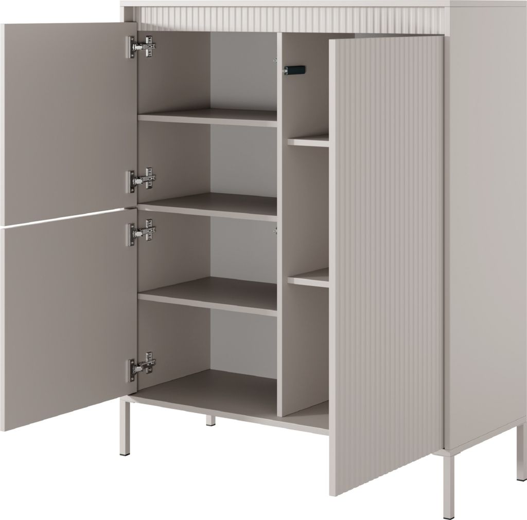 FURNIX Kommode Rebeca Sideboard mit Türen und | Kaufland.de