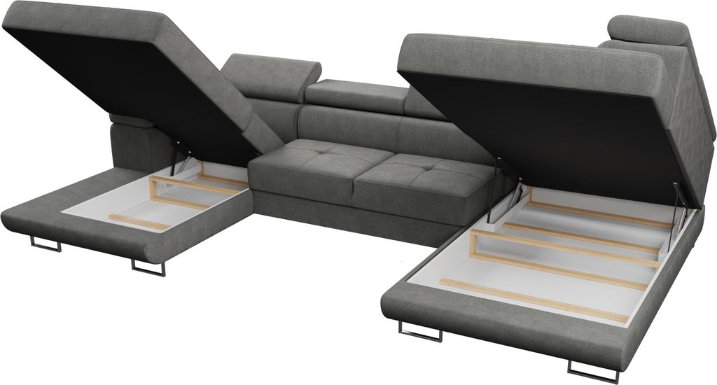 Wohnlandschaft Caris U mit Schlaffunktion und | Kaufland.de