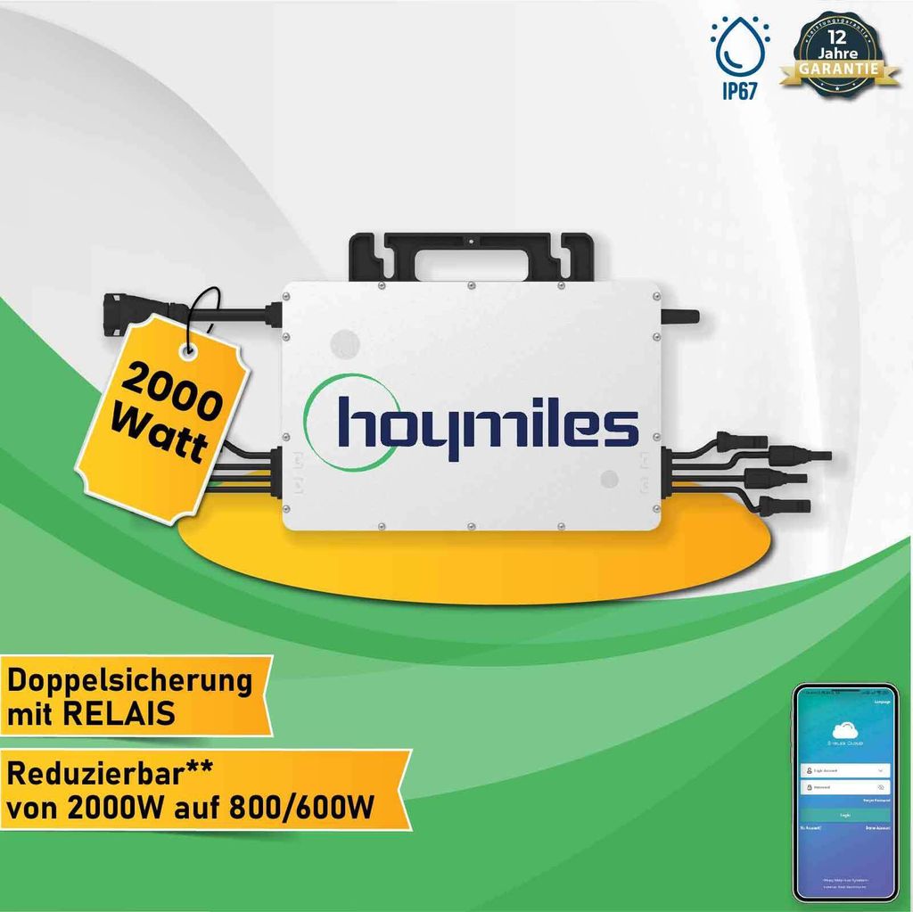 Solaranlage Hoymiles 2000W | Kaufland.de