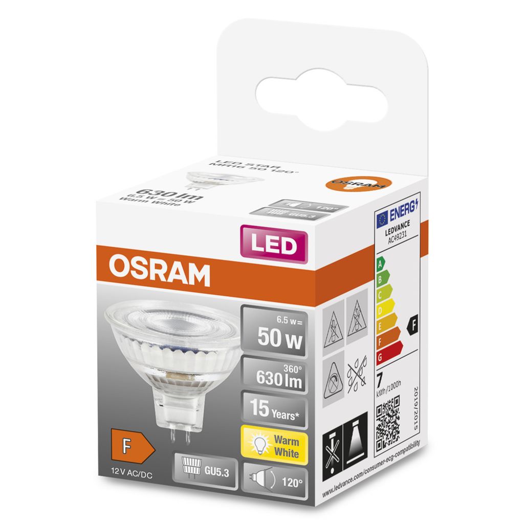 OSRAM LED STAR MR16 12V 6.5W 827 GU5.3 Spot, | Kaufland.de