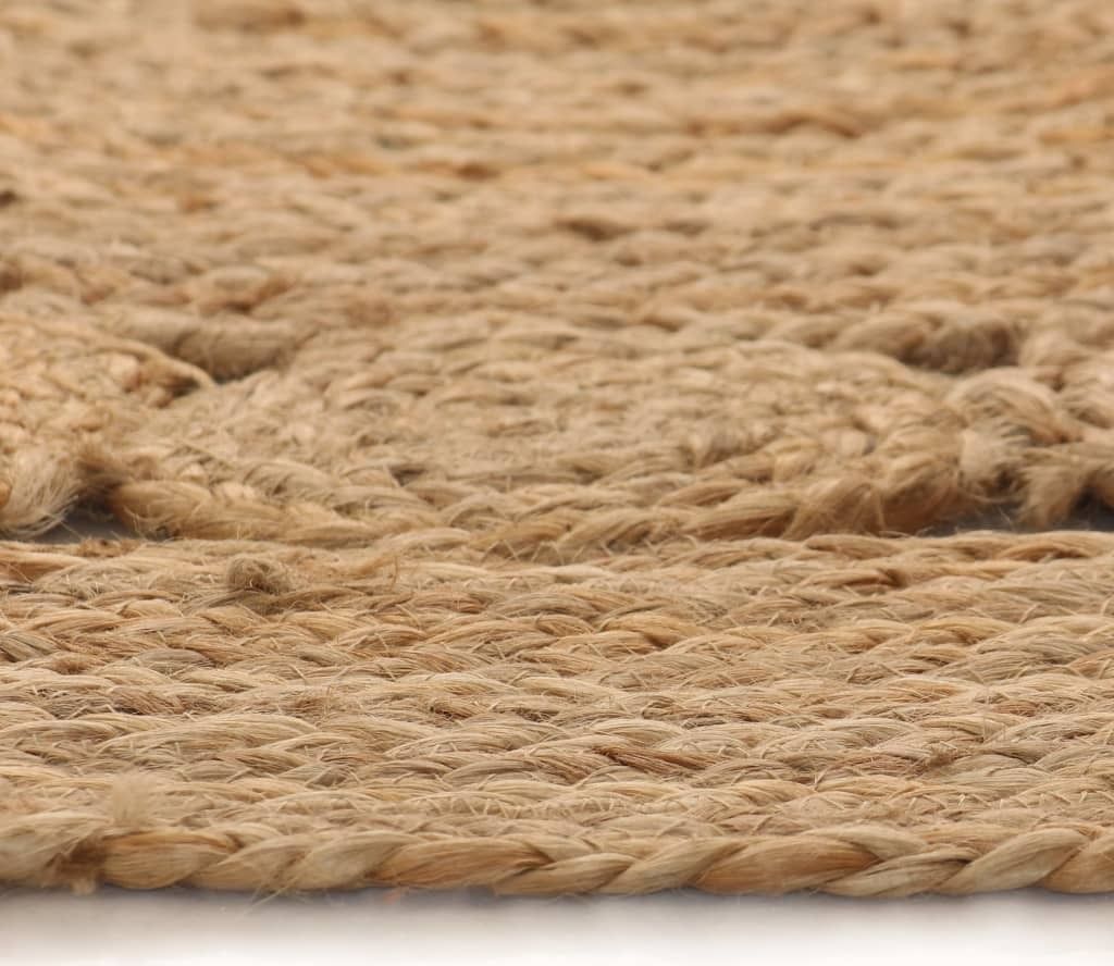 vidaXL Teppich Geflochten Jute 240 cm Rund | Kaufland.de