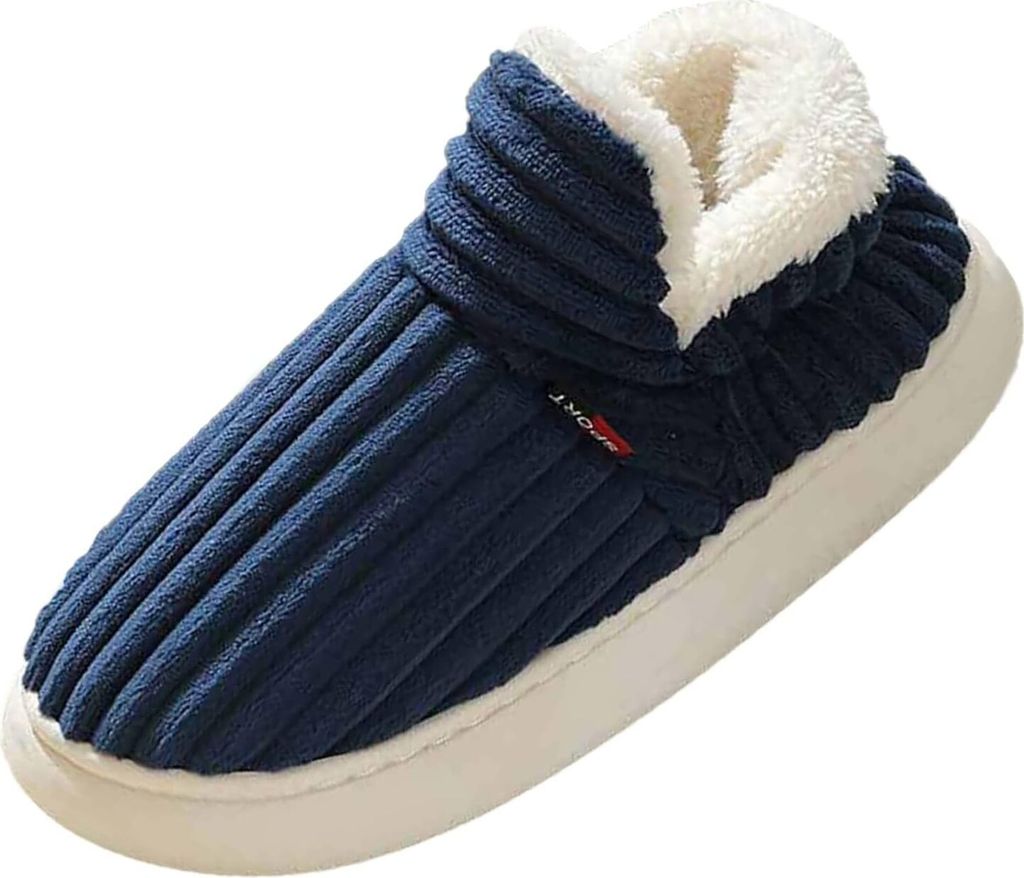 ASKSA Flauschige Hausschuhe Damen Herren Winter Warme Damen