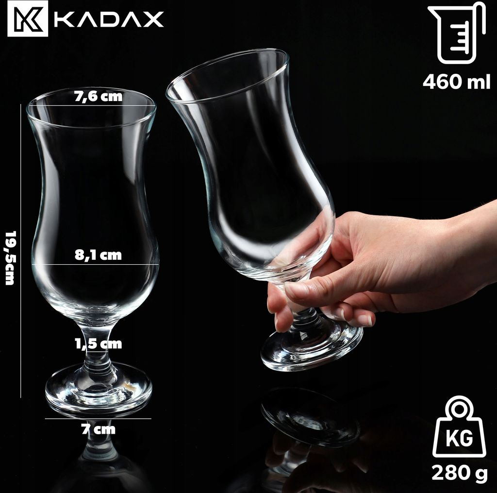 KADAX poháre na koktaily "Arsoli", dlhé | Kaufland.sk