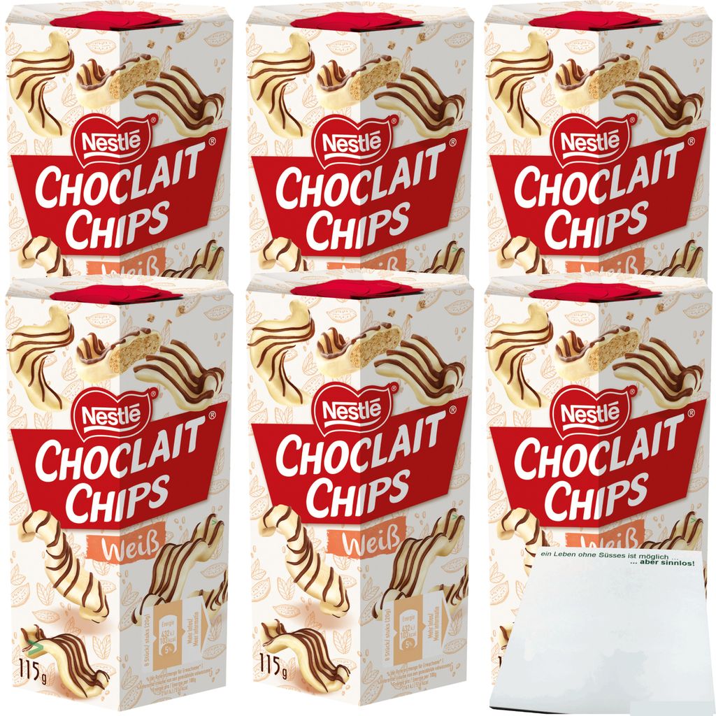 Nestle Choclait Chips Weiß 6er Pack (6x115g | Kaufland.de