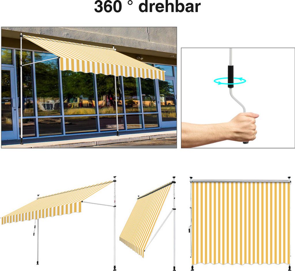 Gelenkarm Markise 3m