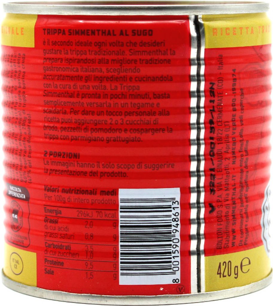 SIMMENTHAL Trippa al sugo – Kutteln in Soße - | Kaufland.de