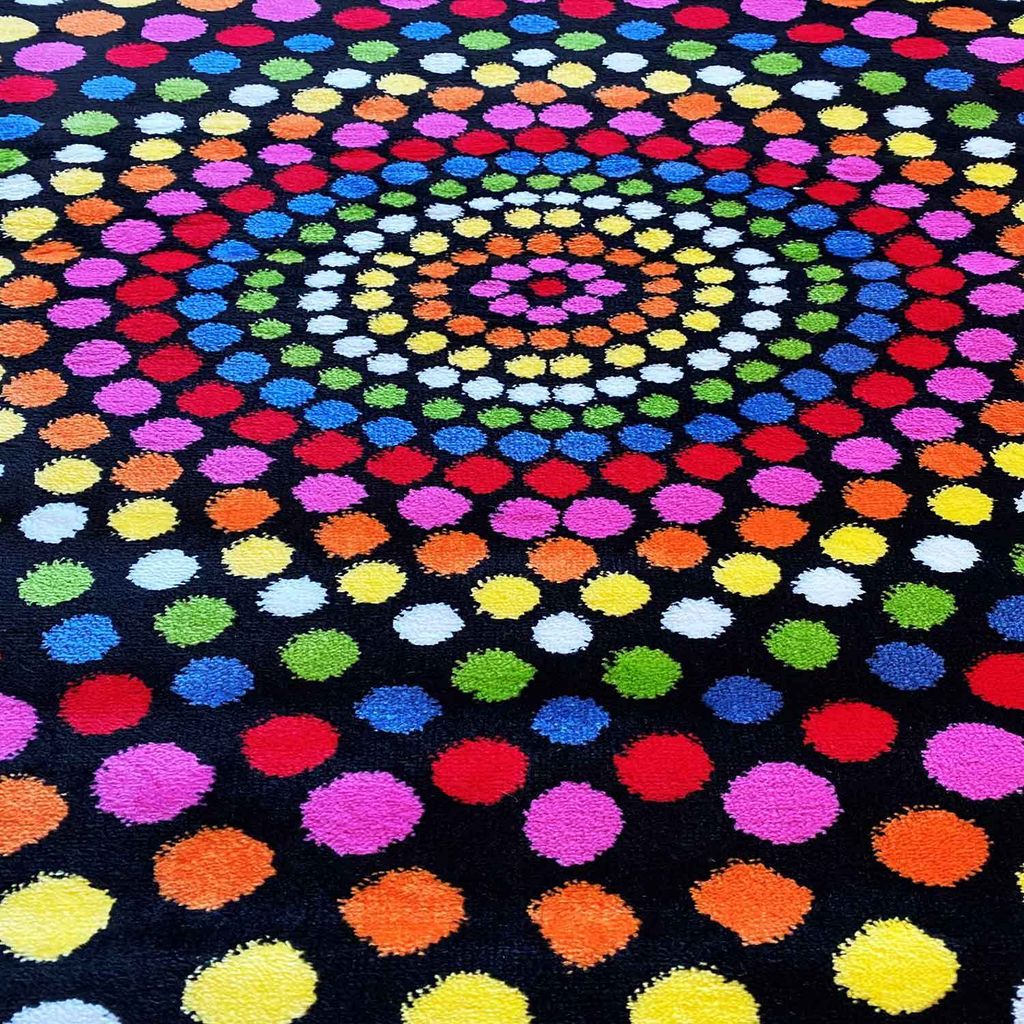 Teppich Bunte Punkte