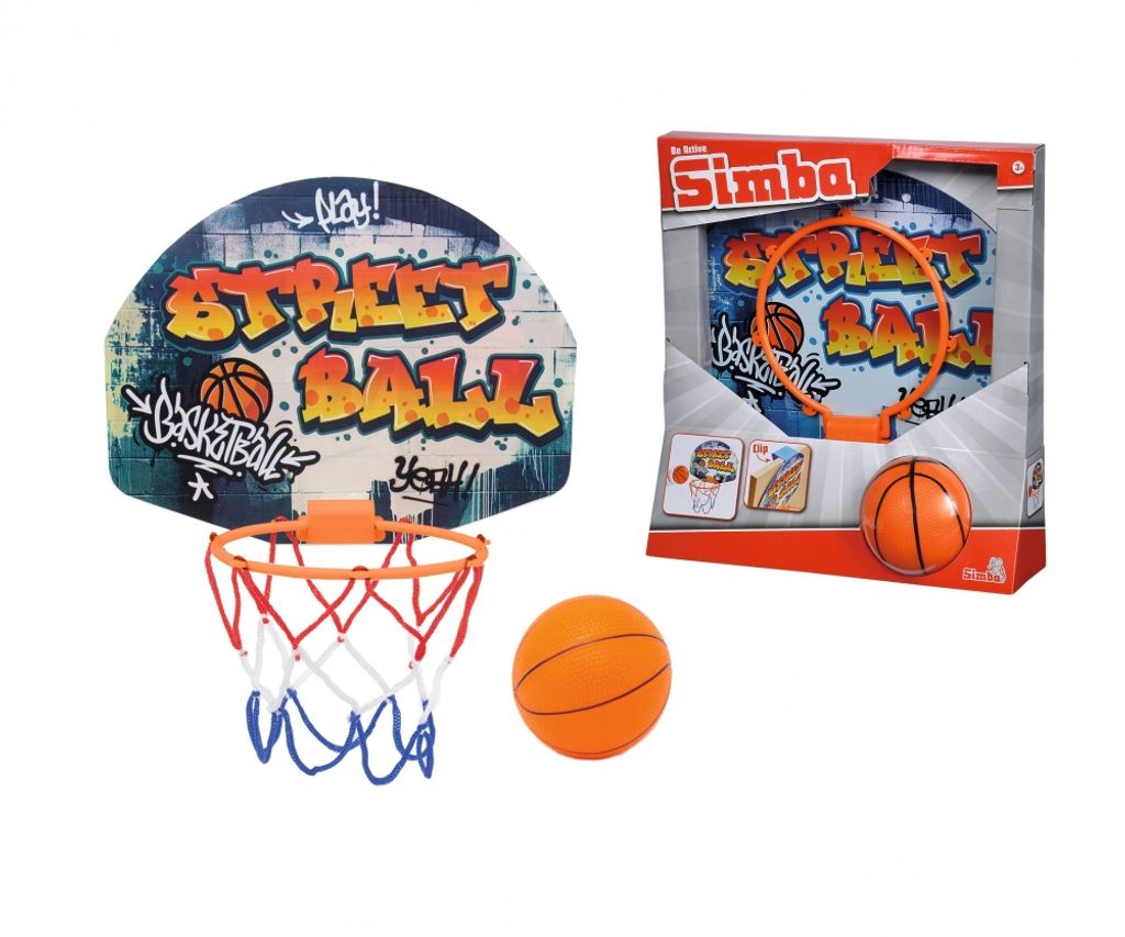 Simba 107406024 - Basketball Set, mit Halterung für die