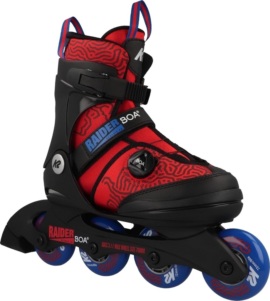K2 Inline Skates RAIDER BOA red - blue Größe | Kaufland.de