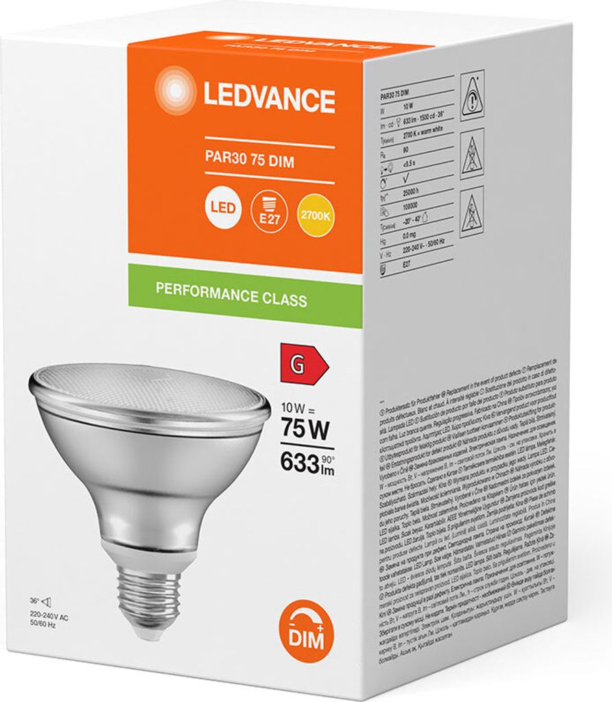 Ledvance Led-Spot E27 PAR30 10W 633lm 36D - | Kaufland.de