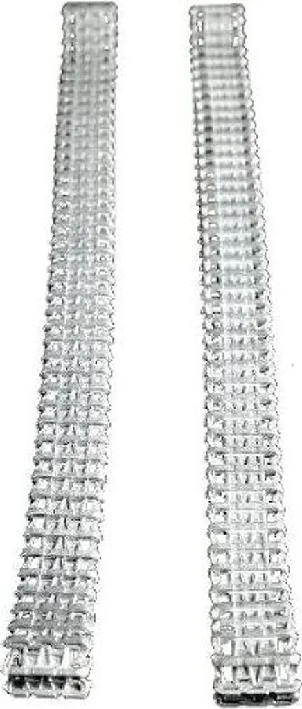Rails métalliques rigides 48-080 en acier galvanisé anticorrosion