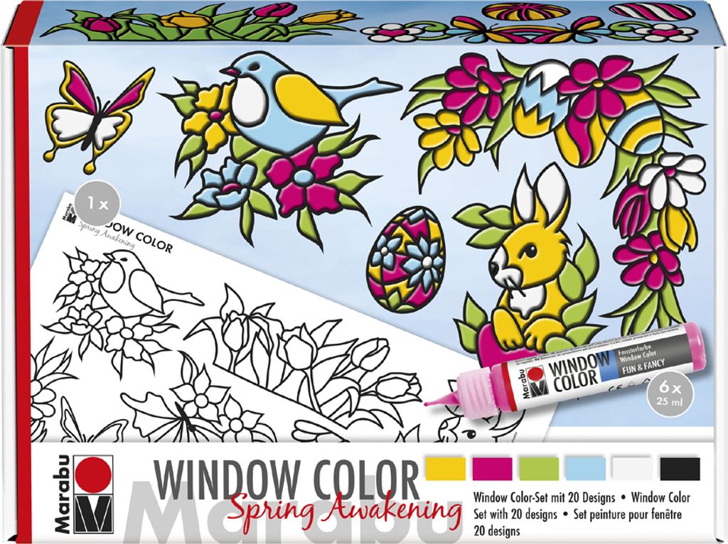 Marabu Window Color Fun and Fancy "Spring Awakening"