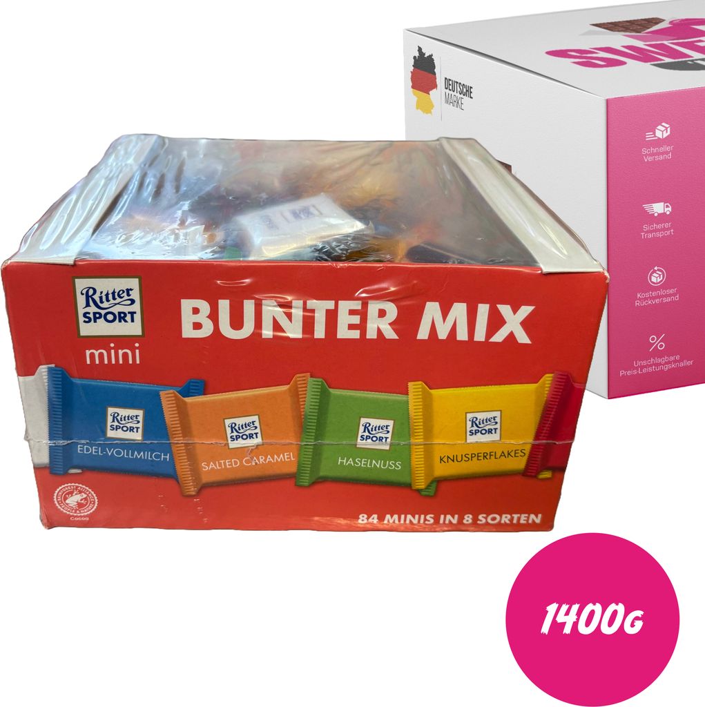 Ritter Sport Bunter Mix Minis Box 84er | Kaufland.de