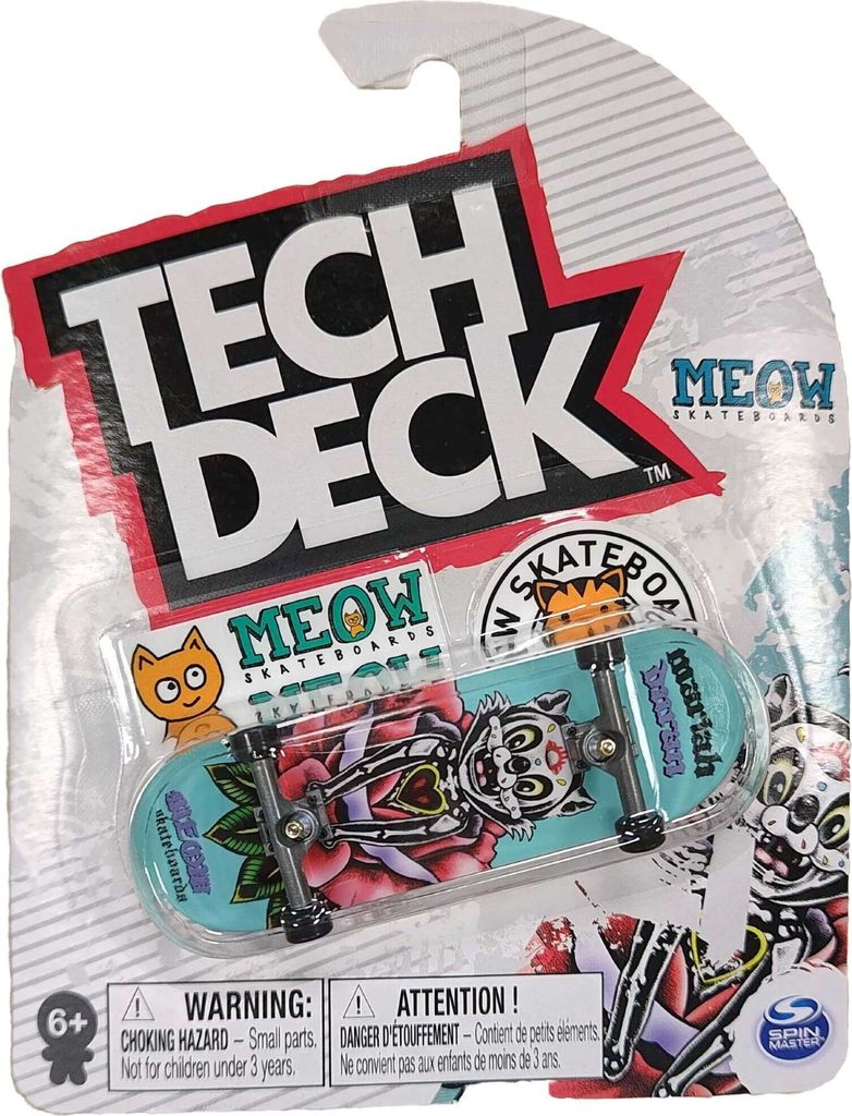 Tech Deck Fingerboard Skateboard Meow White | Kaufland.de