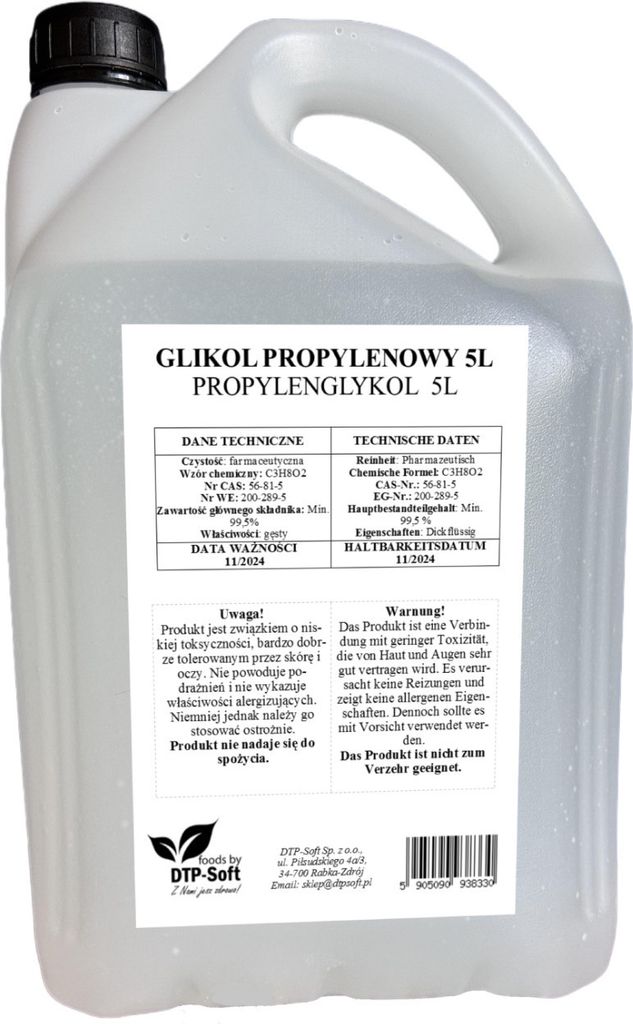 5L Propylenglykol 99,9% in Pharmaqualität 1,2 | Kaufland.de