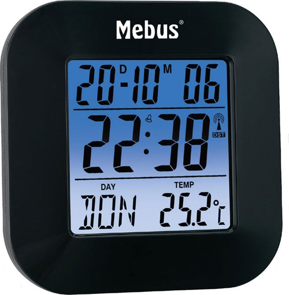 Digitálny rádiovo riadený budík Mebus s | Kaufland.sk