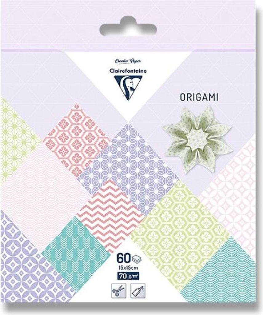 Sada papírů Clairefontaine Origami Spring 60 | Kaufland.cz