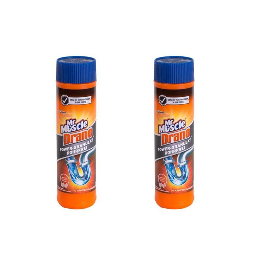 Mr Muscle Drano Power-Granulat 2er Pack