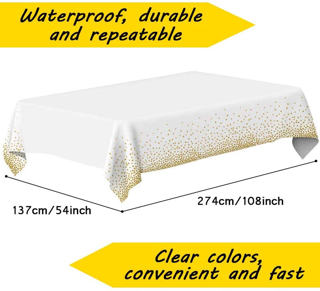6 Stück Plastik Einweg Tischdecken | Kaufland.de