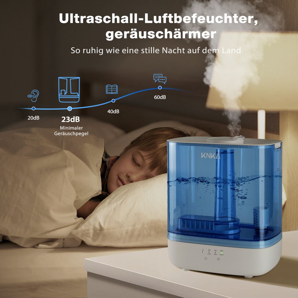 KNKA 6L Top-Füllung Luftbefeuchter, 23dB | Kaufland.de