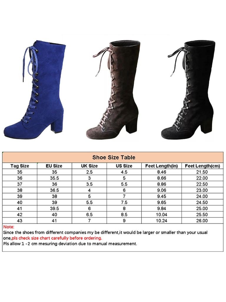 Damen's Runde Form Mid Calf Boot Arbeit | Kaufland.de