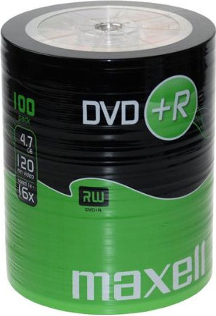 Maxell DVD+R 4,7GB 50ks 100PCS Média pro vypalování
