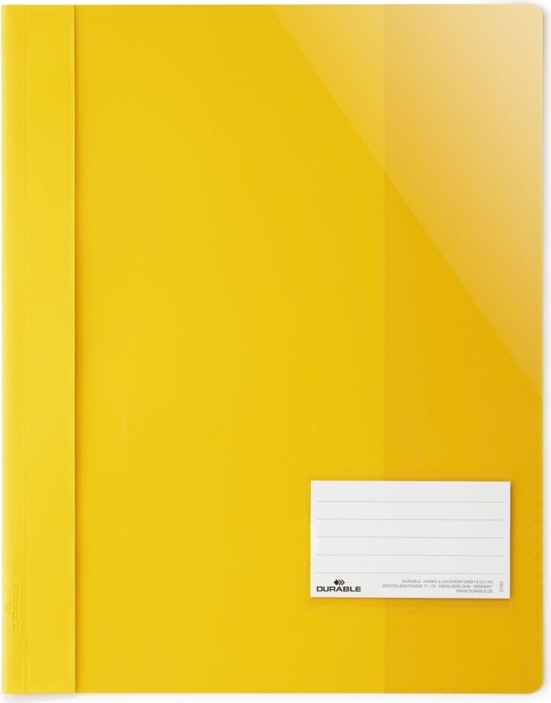 DURABLE Schnellhefter Überbreit A4+ PVC gelb | Kaufland.de