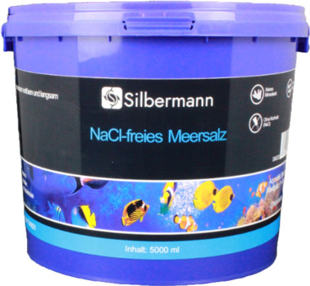 Silbermann NaCl (Natriumchlorid) freies Meersalz, zur