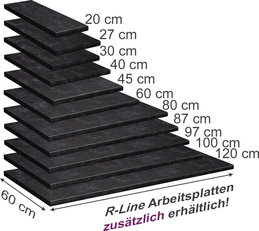 Vicco Kuchyňská pracovní deska R-Line, 100 | Kaufland.cz