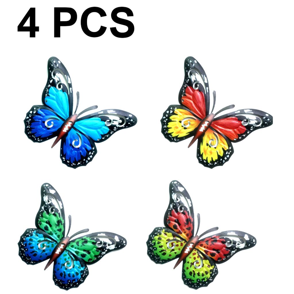 Wanddeko Schmetterling Metall