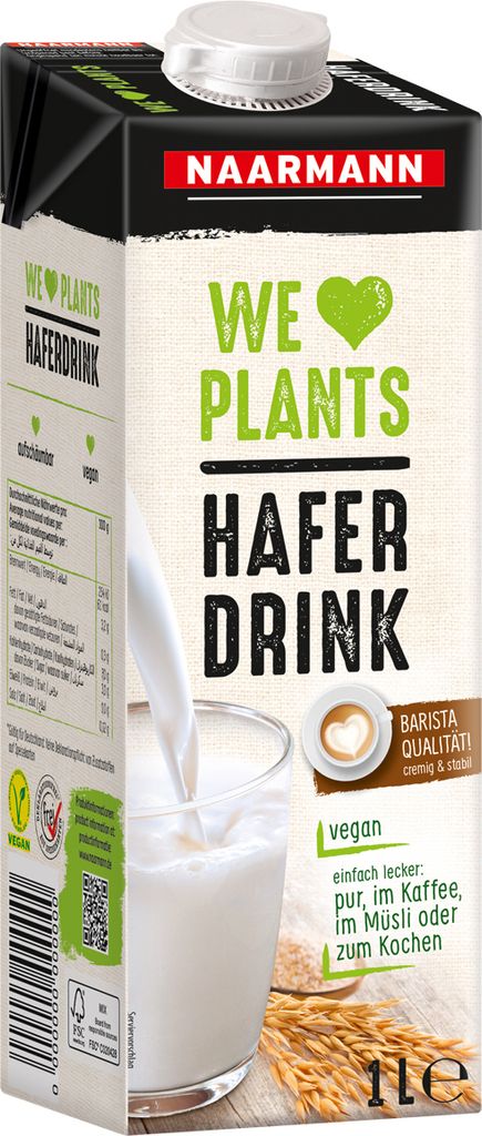 Naarmann Oat Drink vegánsky na báze ovsa | Kaufland.sk