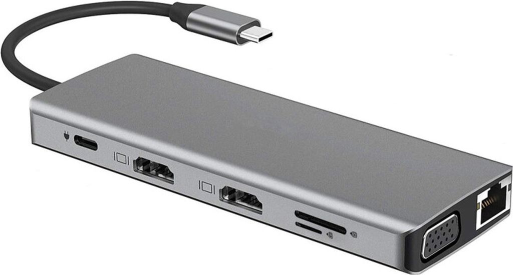 USB C dokovací stanice s více porty pro dva | Kaufland.cz